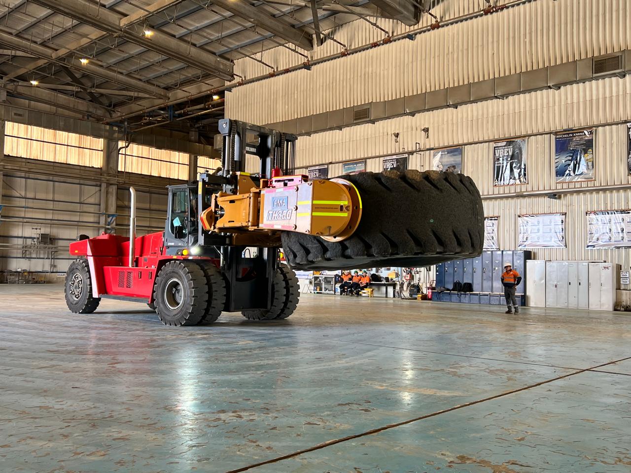 Supply of TH35G Tire Handler to Oyu Tolgoi Mine - Fma Industrial