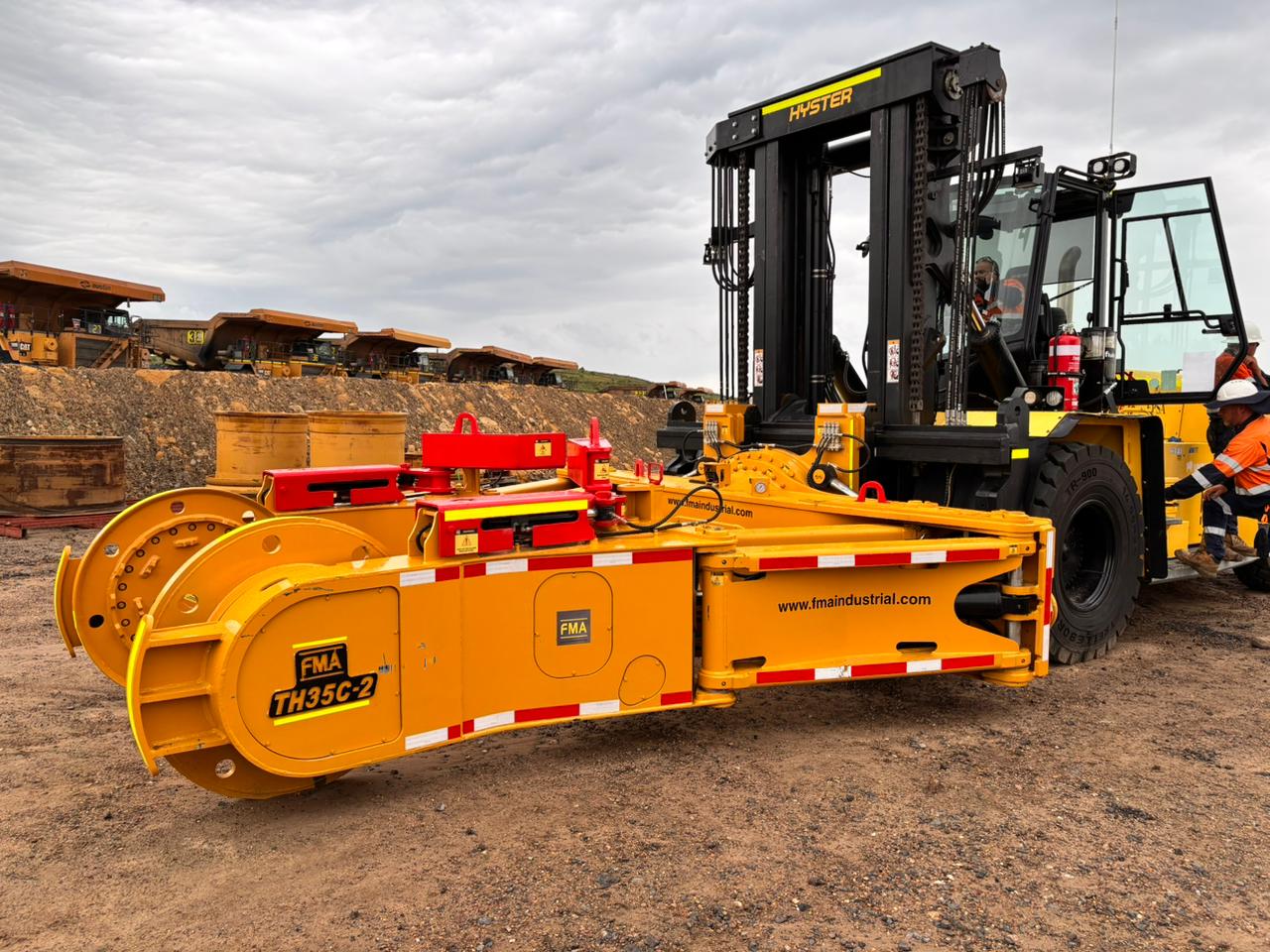 Supply of one FMA Tire Handler TH35C-2 to Epsa Pacific in Australia ...